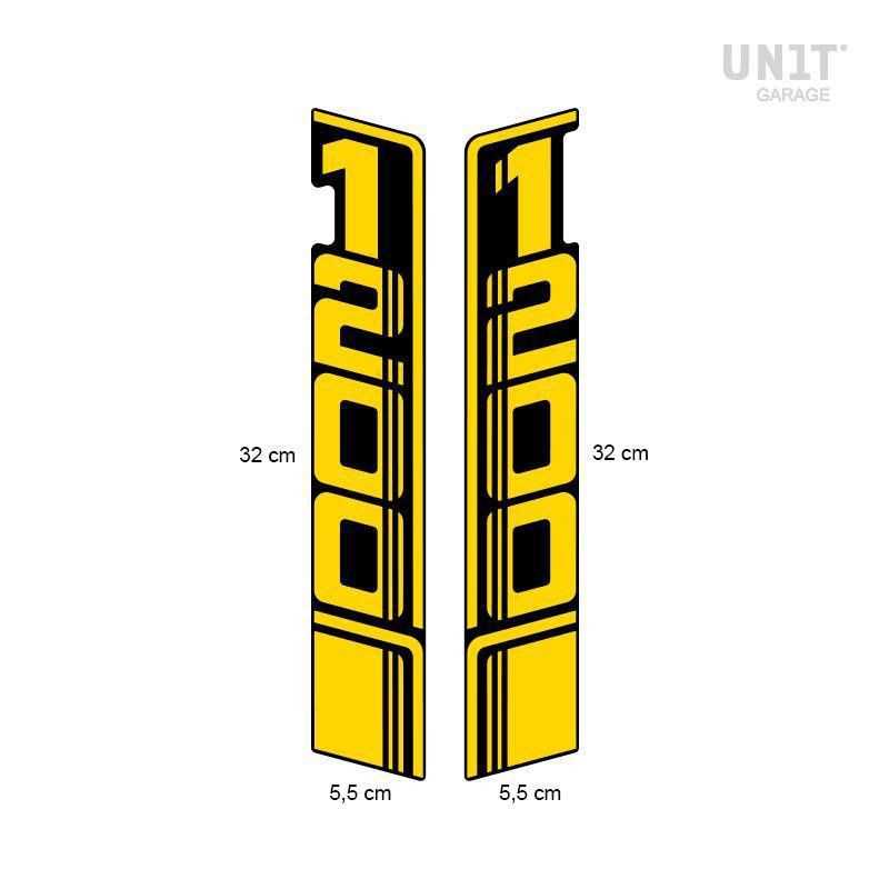 Tank sticker 40th Anniversary Paris Dakar Unit BMW R NineT