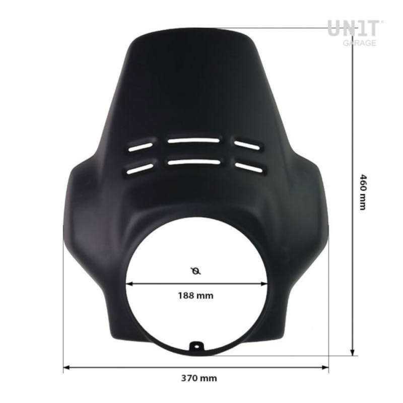 Windscreen + mudguard Paris Dakar BMW R12 & R12 NineT - red